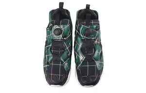 REEBOK X Opening Ceremony Instapump Fury Og Plaid Sneakers - Green