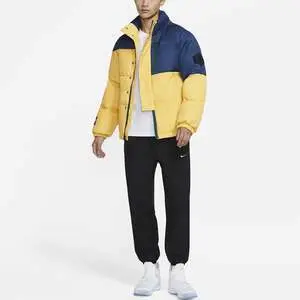 Nike Premium Stay Warm Colorblock Woven Casual Stand Collar Jacket
