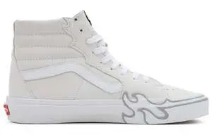 VANS Sk8-hi Flame High Top Sneakers - White/gray
