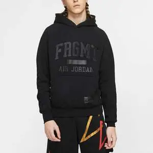 JORDAN X Fragment Design Collaboration Pullover Hoodie - Black