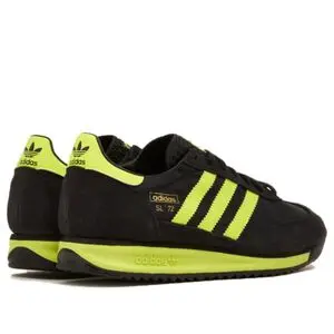 Adidas Originals Sl 72 Sneakers - Core Black/solar Yellow/gold Metallic