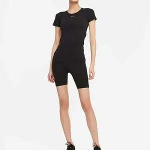 Nike As W Nk Dfadv Aura Slim Ss Top Black