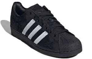 Adidas X Atmos X Recouture Superstar Patchwork Sneakers