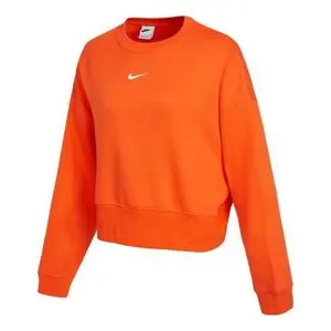 Nike Collection Oversized Crew Sweatshirt - Orange