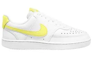 Nike Court Vision Low Athletic Sneakers - White/yellow