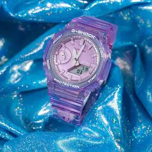 Casio G-shock Analog-digital Watch - Translucent Purple