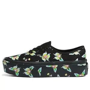 VANS Vans Authentic Stackform "Morph" "Butterfly Print" "Platform" Sneakers Black