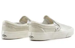 VANS Cracked Leather Slip-on Sneakers