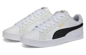 PUMA Smash Vulc V3 Lo Sneakers - White/black