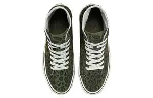 VANS Sk8-hi Tapered Anaheim Factory Leopard Camo High Top Sneakers - Green