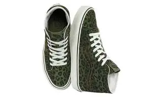 VANS Sk8-hi Tapered Anaheim Factory Leopard Camo High Top Sneakers - Green