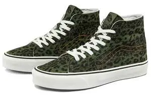 VANS Sk8-hi Tapered Anaheim Factory Leopard Camo High Top Sneakers - Green