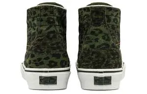 VANS Sk8-hi Tapered Anaheim Factory Leopard Camo High Top Sneakers - Green