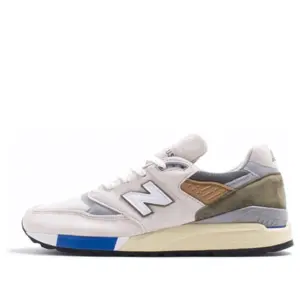 NEW BALANCE Concepts X 998 C-note Athletic Sneakers - Cream/white/gray