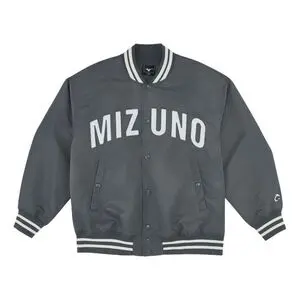 Mizuno Varsity Bomber Jacket - Grey