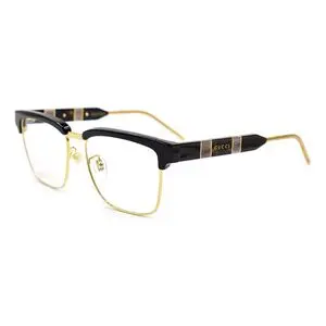 Gucci Gg Optical Metallic Asia Edition Eyeglasses - Black