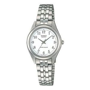 Casio Analog Quartz Watch With Stainless Steel Strap - Silver