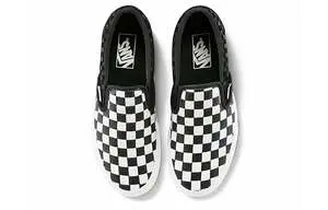 VANS Checkerboard Slip-on Platform Sneakers - Black/white