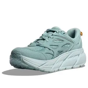 Hoka One One Clifton L Suede Sneakers - Cloud Blue/ice Flow