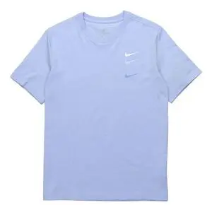 Nike Logo Sports Short Sleeve T-shirt - Blue