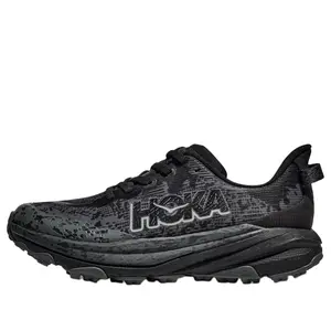 Hoka One One Speedgoat 6 Athletic Sneakers - Obsidian/outer Orbit