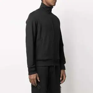 Adidas Y-3 Solid Color Stripe Sports Zipper Jacket