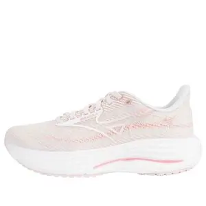 Mizuno Mizuno Wave Rider 29 D Wide Athletic Sneakers Pink/white