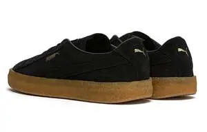 PUMA Suede Crepe Low Top Sneakers - Black