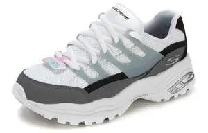 Sketchers D'lites Low-top Sneakers - White/grey