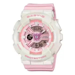 Casio Baby-g Ba-110 Series Watch - White/pink