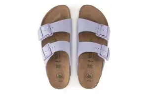 BIRKENSTOCK Arizona Vegan Birkibuc Sandals - Purple