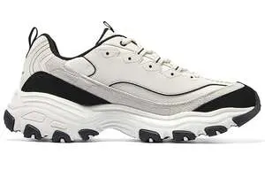 Sketchers Dlites 1.0 Chunky Sneakers - Beige/black