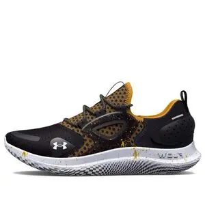 Under Armour Flow Velociti Mvmnt Running Shoes - Black/gold/yellow