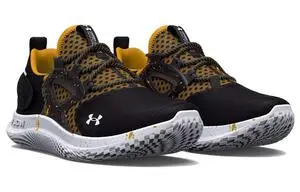 Under Armour Flow Velociti Mvmnt Running Shoes - Black/gold/yellow