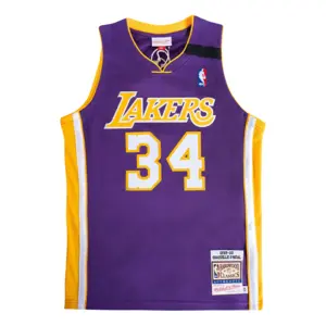 Mitchell & Ness Los Angeles Lakers 1999-2000 Shaquille O'neal Away Swingman Jersey - None