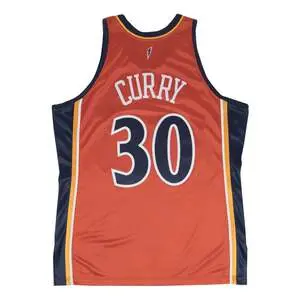 Mitchell & Ness Golden State Warriors Stephen Curry 30 Jersey