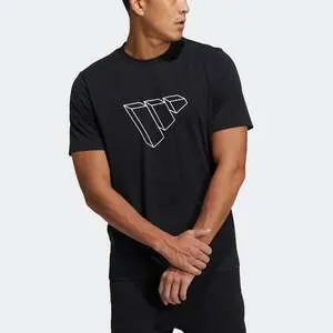 Adidas Fi Tee Sub Bos Logo Printing Round Neck Short Sleeve