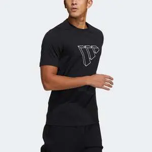 Adidas Fi Tee Sub Bos Logo Printing Round Neck Short Sleeve