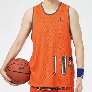 JORDAN Air Sport Dna Reversible Basketball Vest - Orange