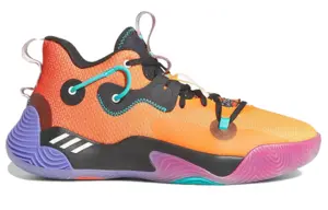 Adidas Harden Stepback 3 'day Of The Dead' Sneakers - Orange/purple/black