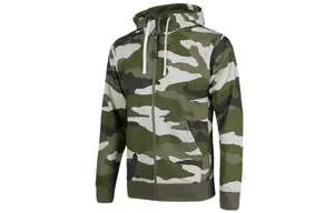 Nike Camouflage Full-zip Hoodie - Green