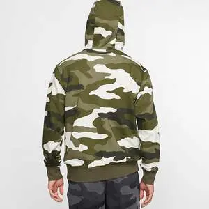 Nike Camouflage Full-zip Hoodie - Green
