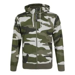 Nike Camouflage Full-zip Hoodie - Green