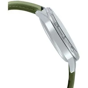 Casio Analog Watch With Leather Band - Green