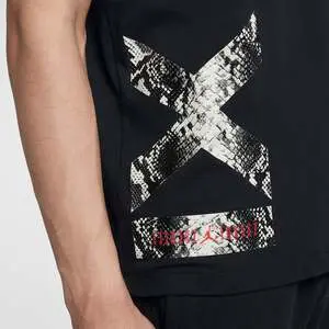 JORDAN Legacy Aj 11 Retro Snakeskin T-shirt - Black