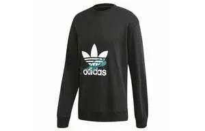 Adidas Originals Graphic Print Sweatshirt - Black