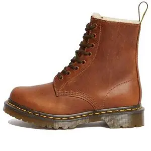 Dr. Martens 1460 Faux Fur Lined Boots - Brown