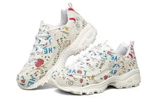 Sketchers D'lites 1.0 Low-top Sneakers With Graphic Print - Multi-color
