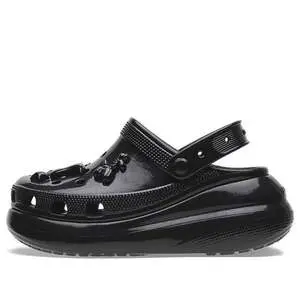 CROCS Crush High Shine Clogs - Black