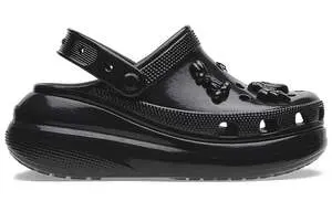 CROCS Crush High Shine Clogs - Black